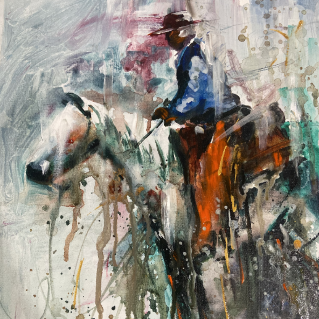 Jeremy Serna Painting – Rockbrook Village